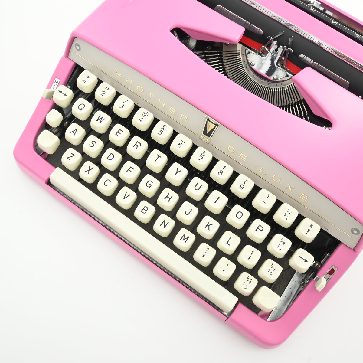 Brother De luxe Typewriter | pink Colour | Elite | FREE UK POSTAGE – Mr ...