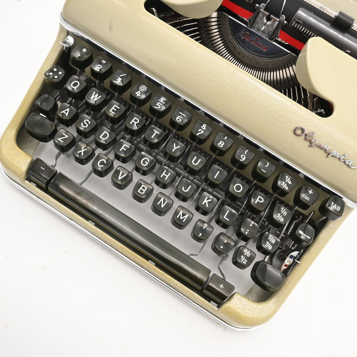 Olympia SM4 Typewriter - New platen| Matte Green | UK & WORLDWIDE ...