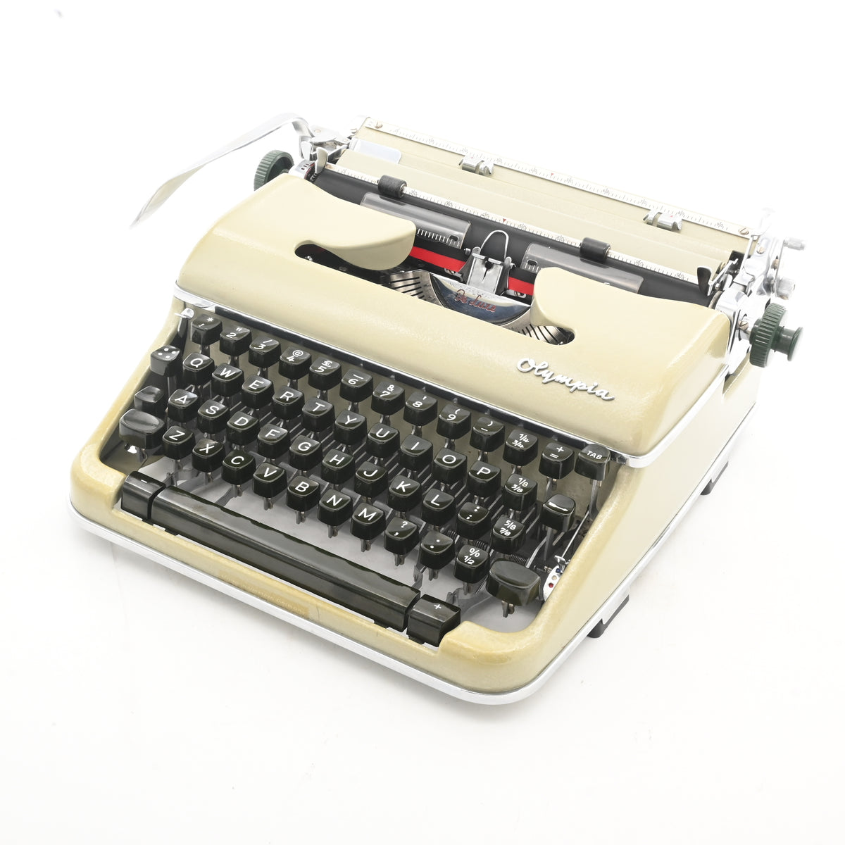 Olympia SM4 Typewriter - New platen| Matte Green | UK & WORLDWIDE ...
