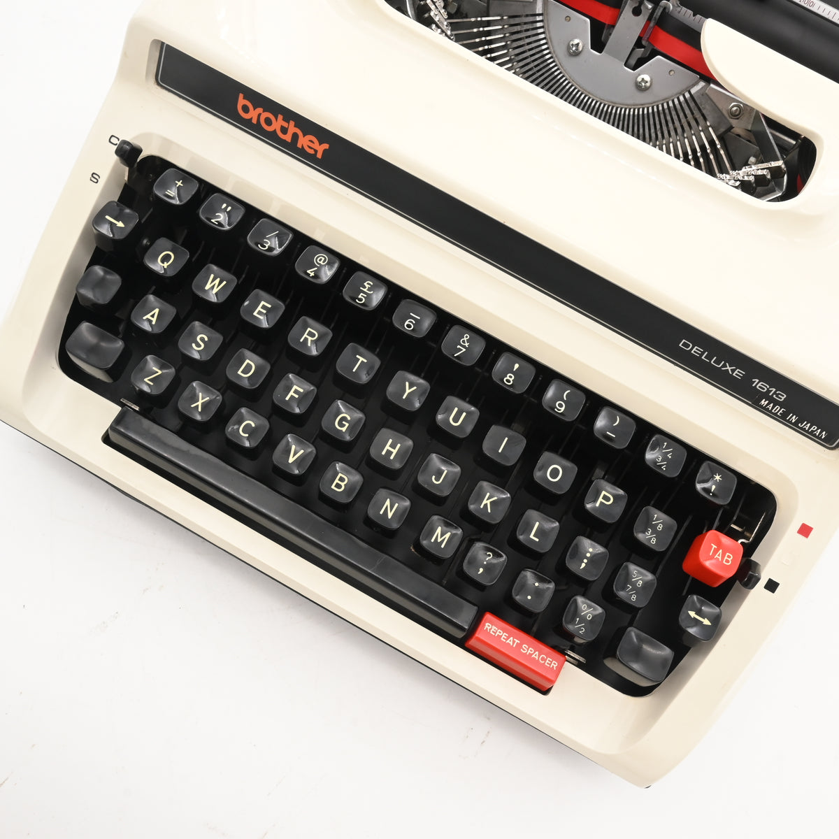 Brother 250TR De luxe Typewriter | Orange Colour | Elite | FREE UK ...