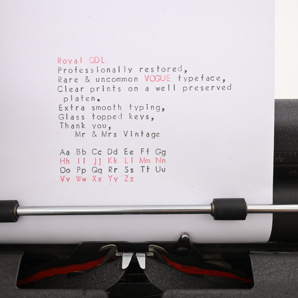 Royal QDL Quiet Deluxe typewriter in perfect working order and fully ...