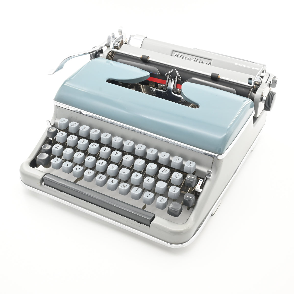 Blue Bird Typewriter | Dual blue coloured | FREE UK POSTAGE – Mr & Mrs ...