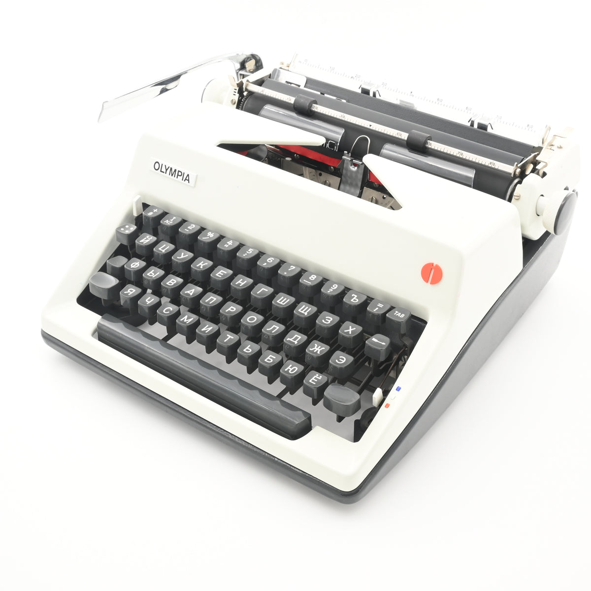 Russian Cyrillic Olympia SM8 Typewriter | Grey | FREE UK POSTAGE – Mr ...