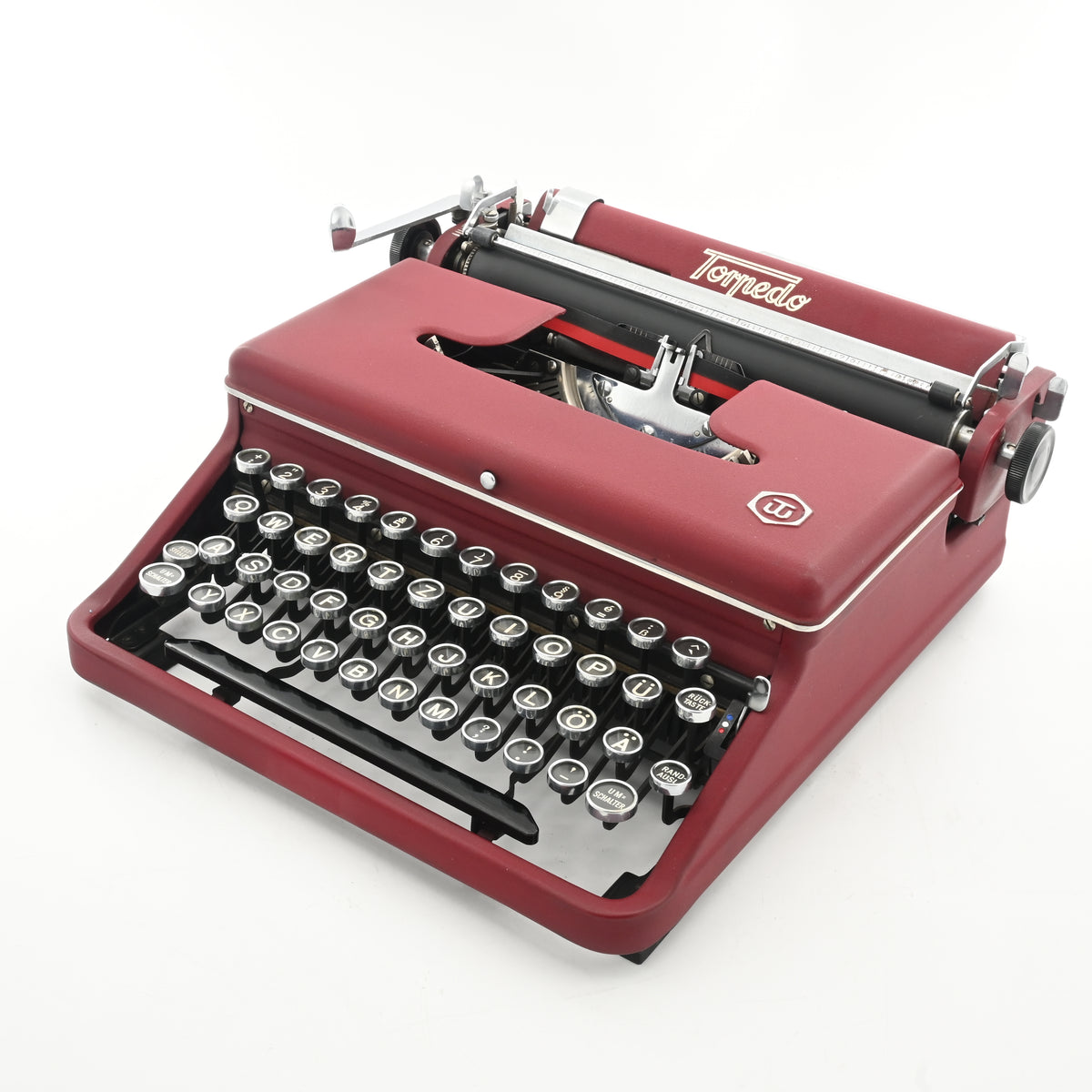 "QWERTZ" Torpedo 18 Typewriter - New platen – Mr & Mrs Vintage ...