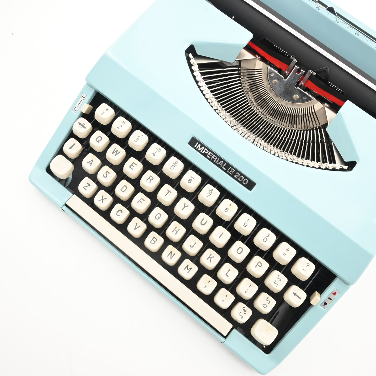 Imperial 200 Litton Typewriter Light Blue | New Ribbon | UK & WORLDWIDE ...
