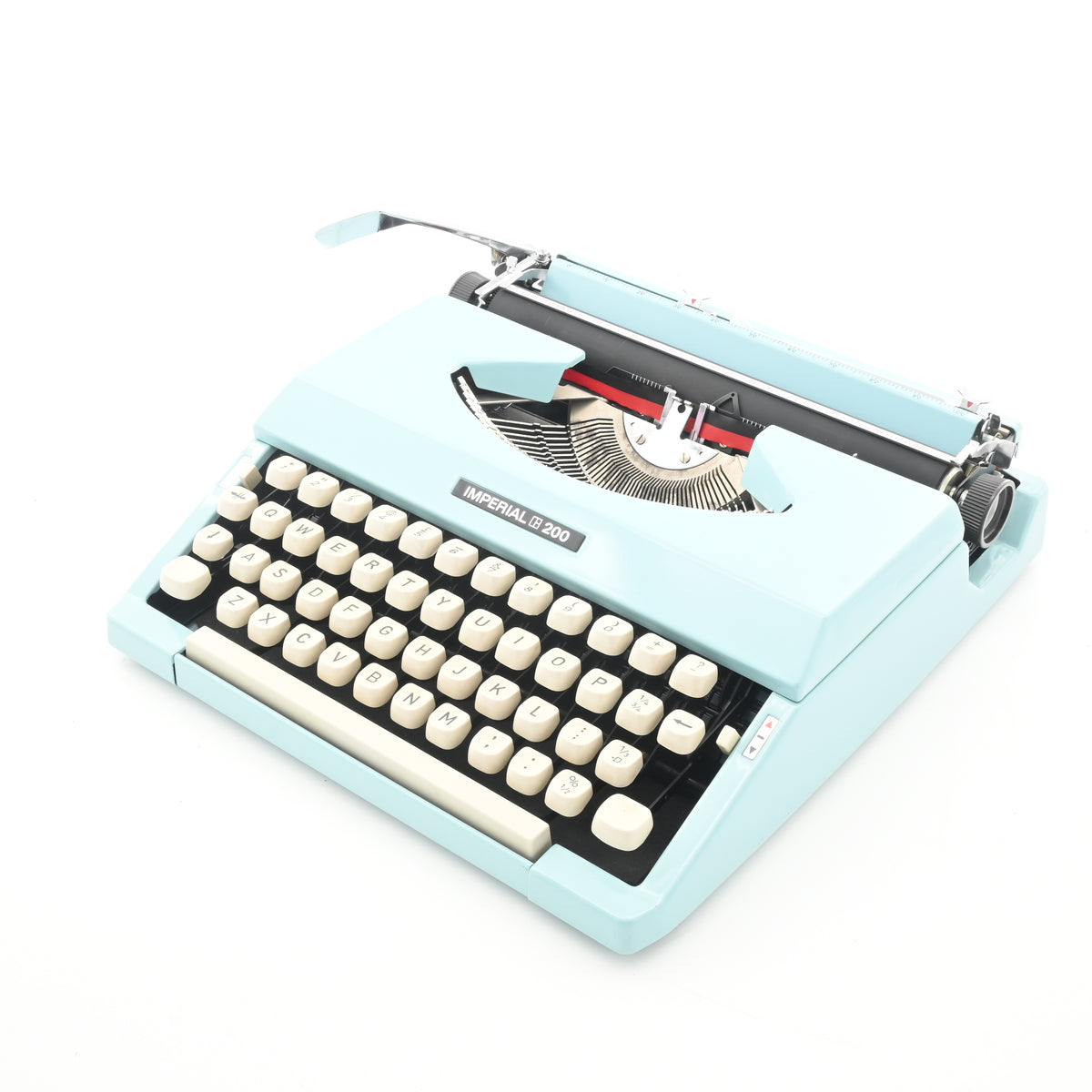 Imperial 200 Litton Typewriter Light Blue | New Ribbon | UK & WORLDWIDE ...