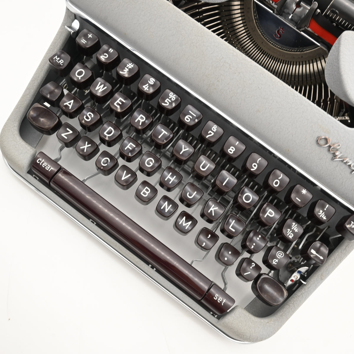 Olympia SM4 Typewriter - New platen| Congress PICA #83 typeface – Mr ...