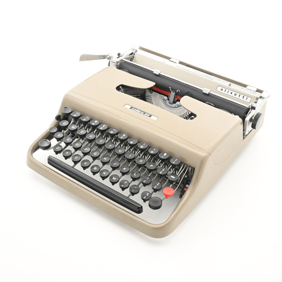 Olivetti Lettera 22 Typewriter - WORLDWIDE SHIPPING – Mr & Mrs Vintage ...