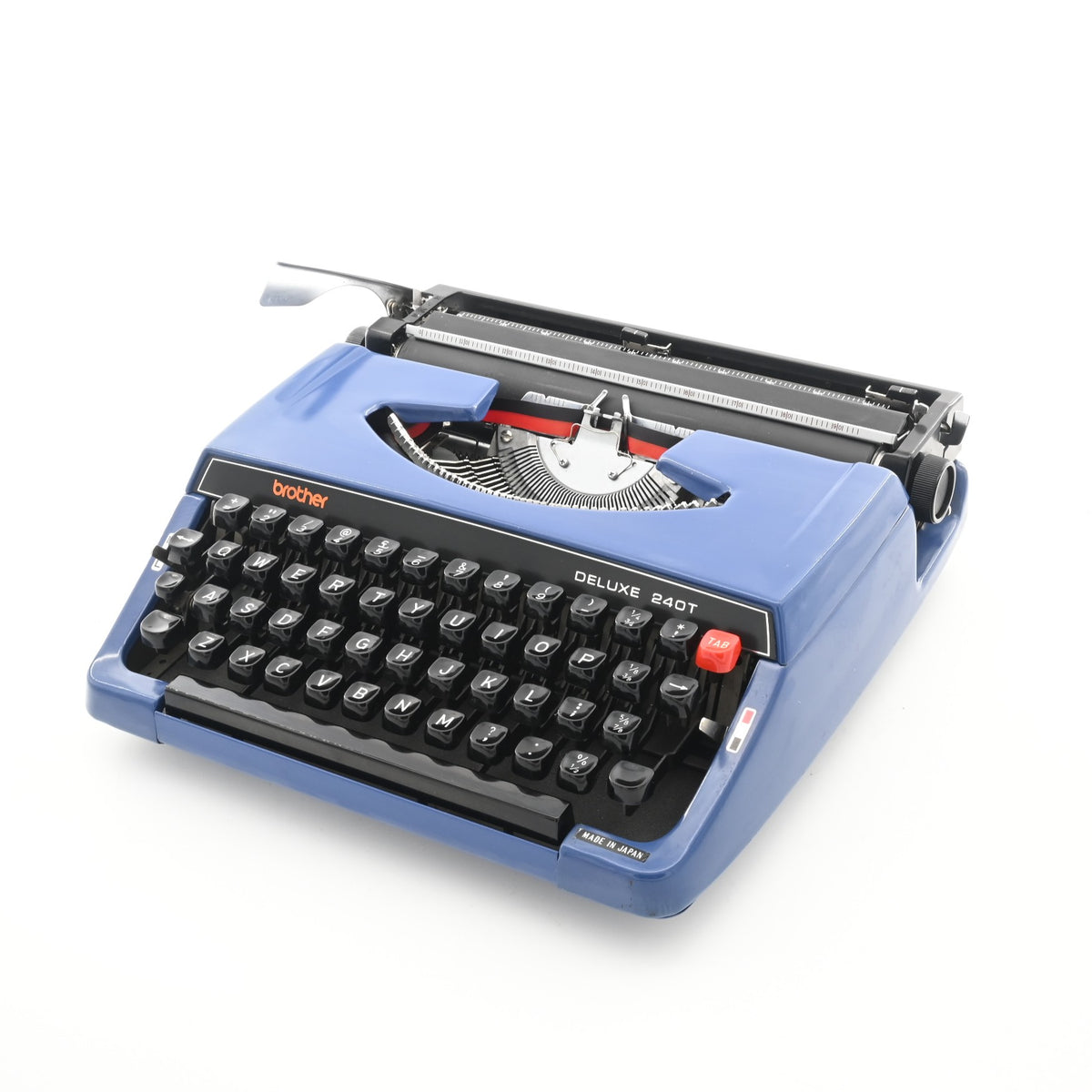 Brother Deluxe 240T Typewriter blue Colour FREE UK POSTAGE – Mr & Mrs ...