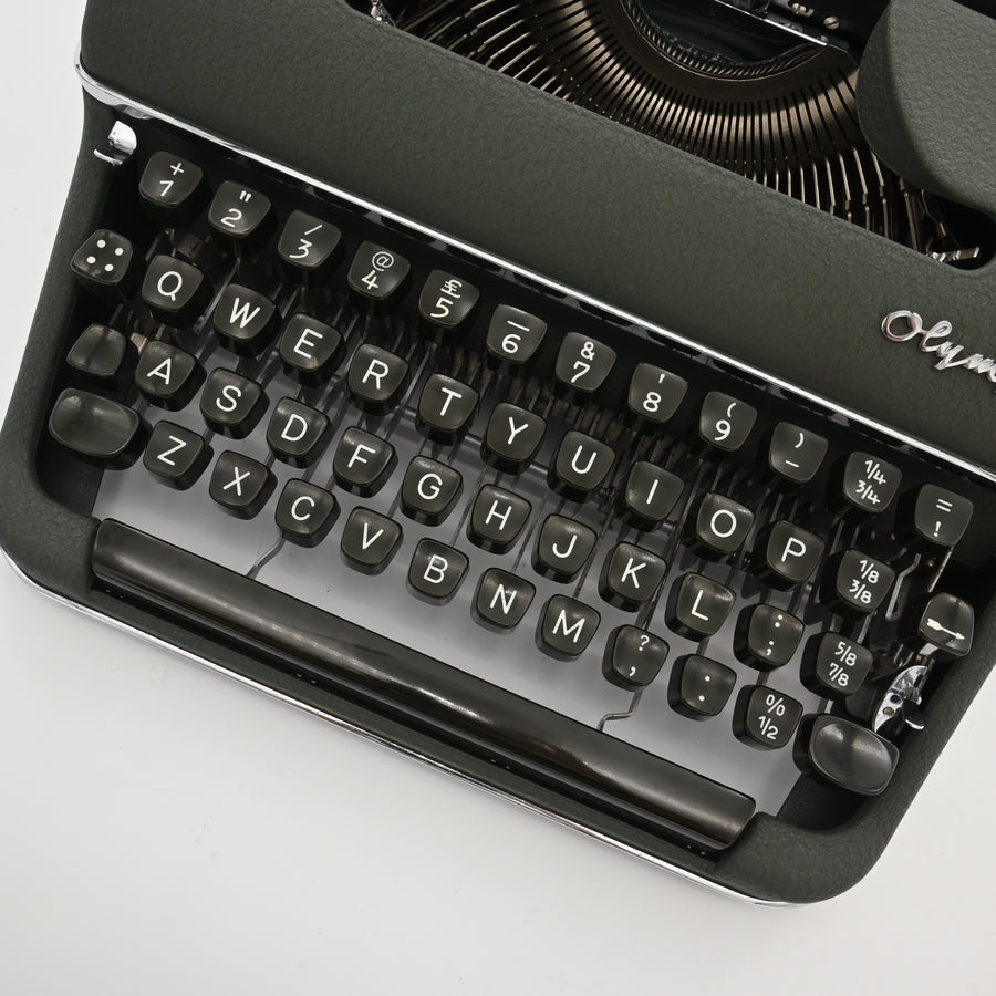 Olympia SM2 Typewriter cursive script typeface UK & WORLDWIDE SHIPPING ...