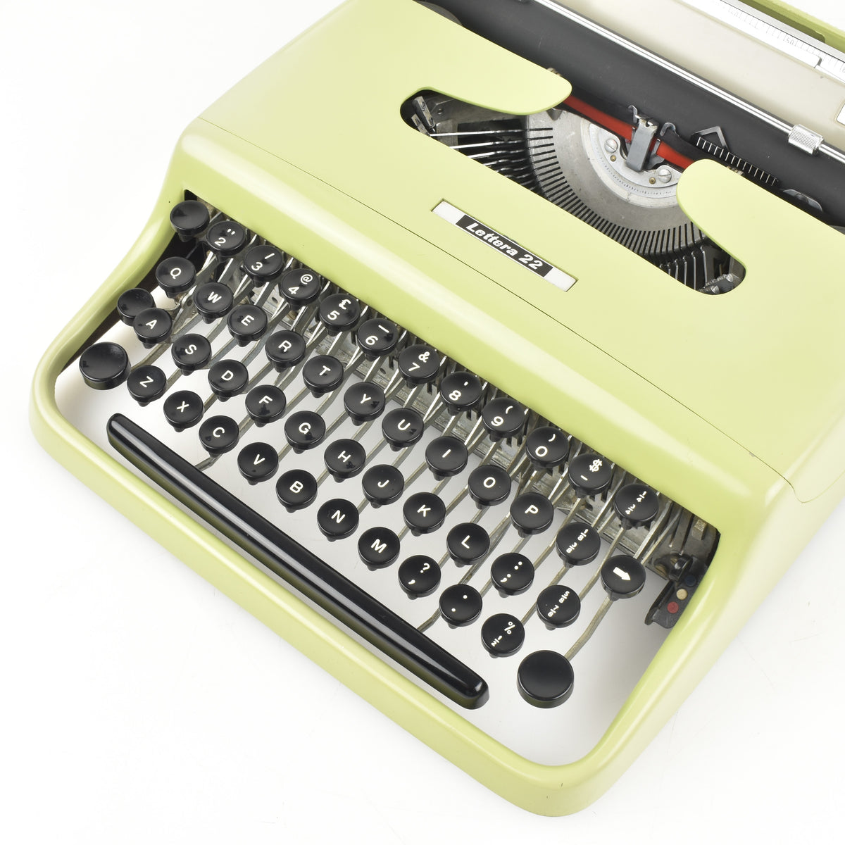 Olivetti Lettera 22 Typewriter | Green Glossy | Refurbished Typewriter ...