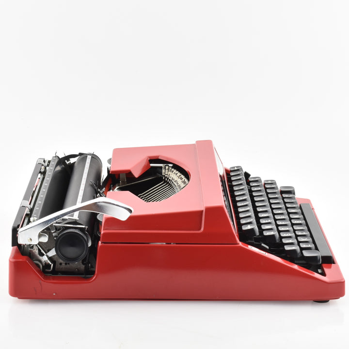 Silver Reed Leader II Typewriter | Red | Rouge | Portable Typewriter ...