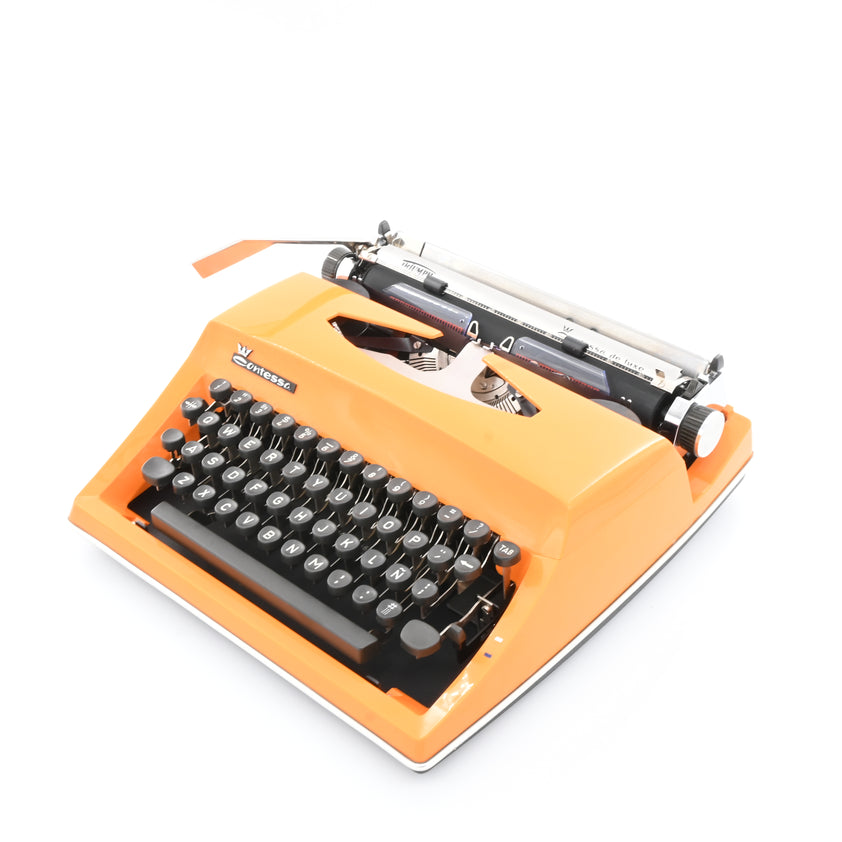 "Cursive" Adler Triumph Contessa Deluxe Typewriter - Spanish letters ...