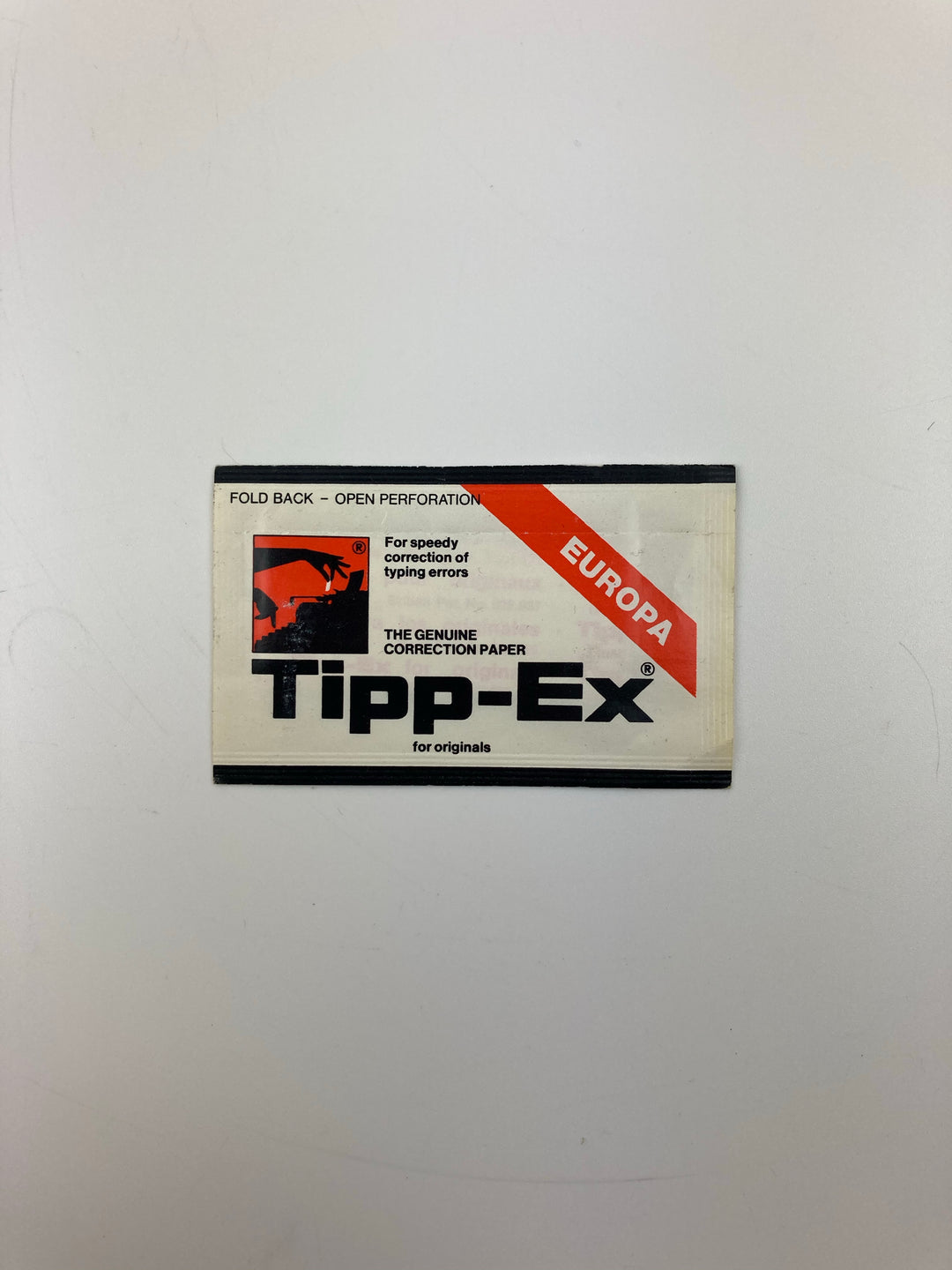 Tipp-Ex correction white paper for typewriters – Mr & Mrs Vintage ...